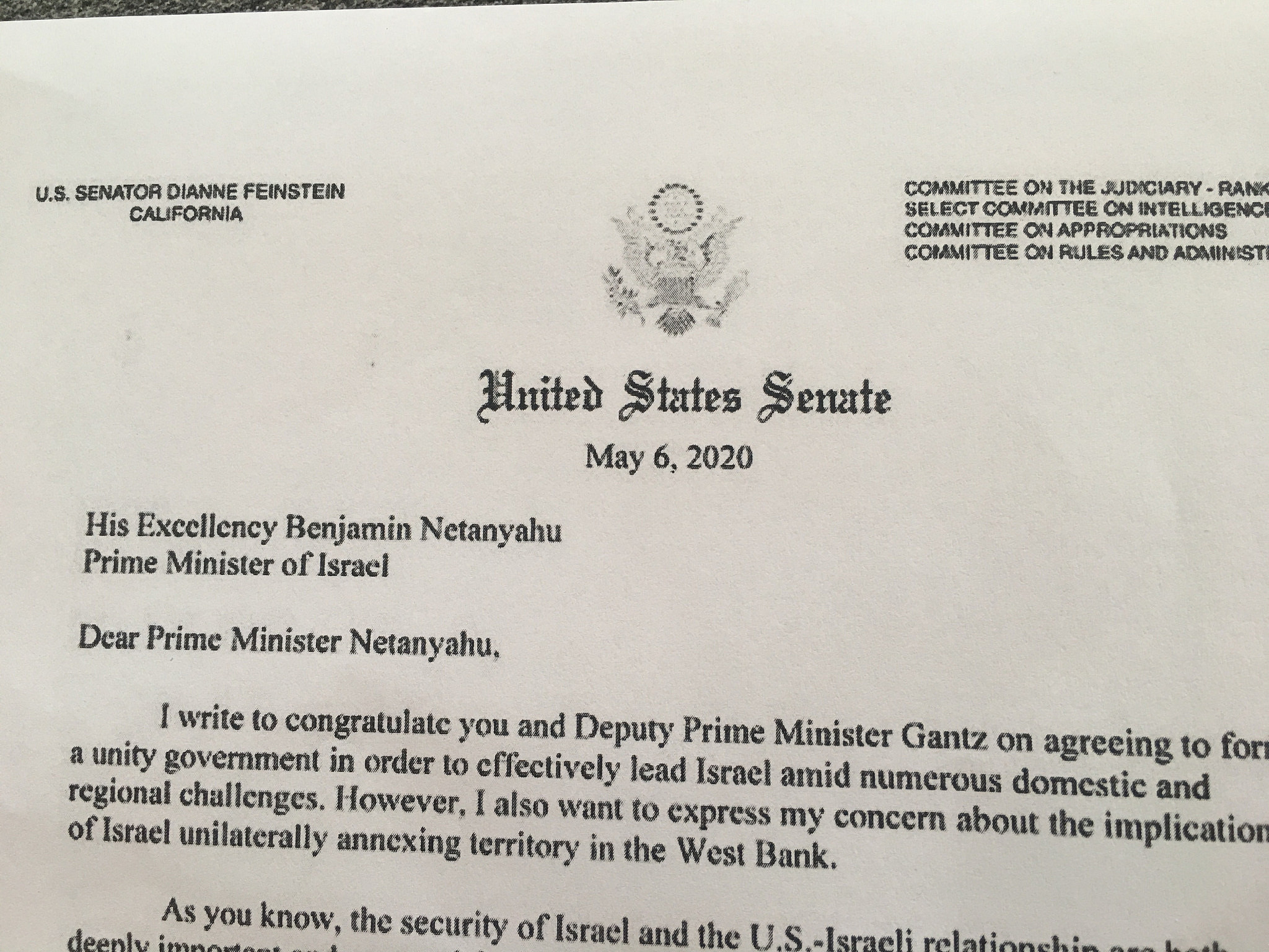 The Blogs: To My US Senator Who Opposes the US Peace Plan | Cherryl ...