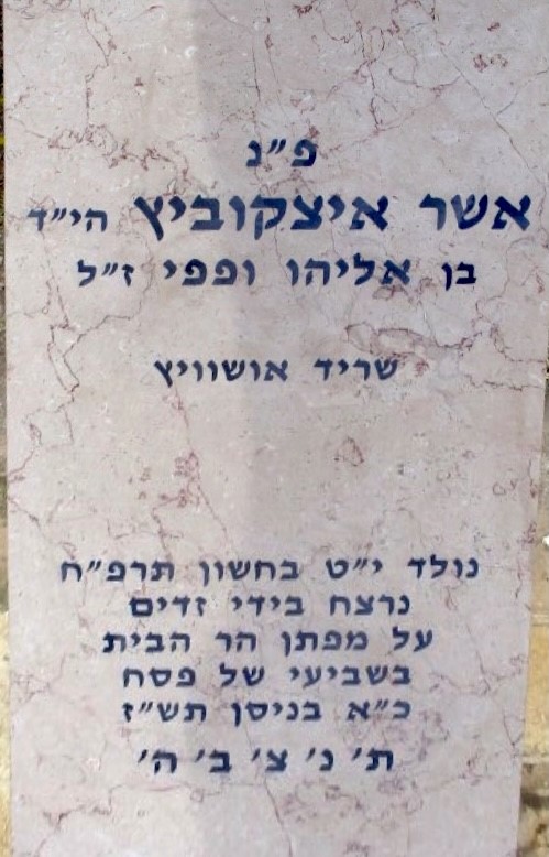 The Blogs: Asher Itzkowitz, Auschwitz survivor, Murdered, He got too ...
