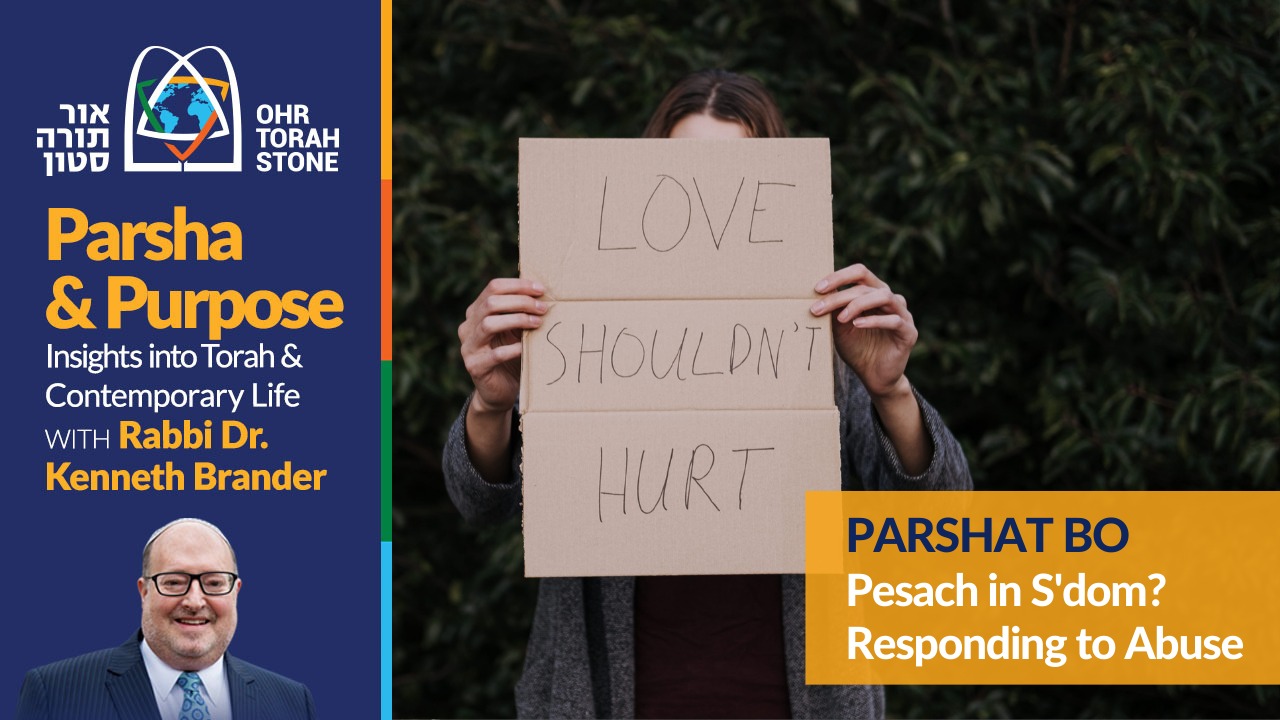 The Blogs: Pesach in S’dom? Responding to Abuse (Parshat Bo) | Kenneth ...