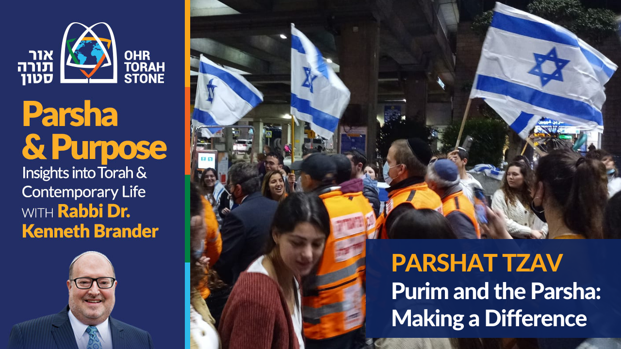 The Blogs: Purim and the Parsha: Making a Difference (Parshat Tzav ...