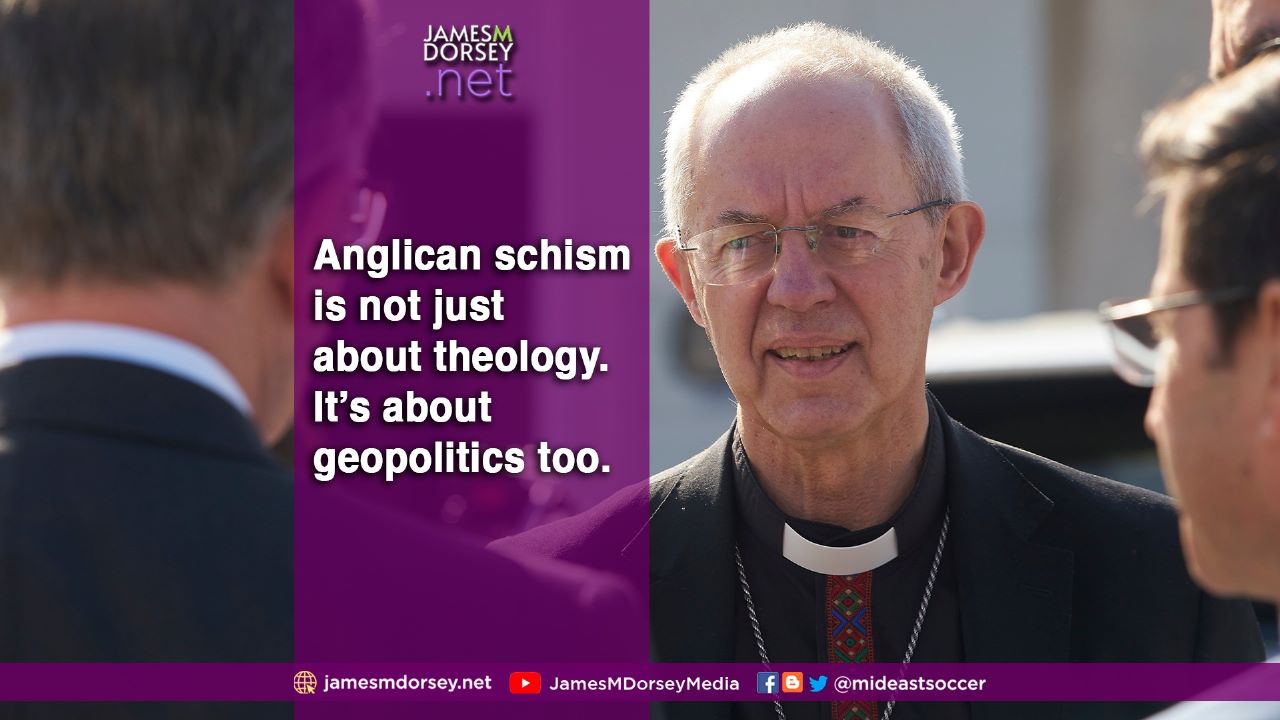 The Blogs: Anglican schism is not just about theology. It’s about ...