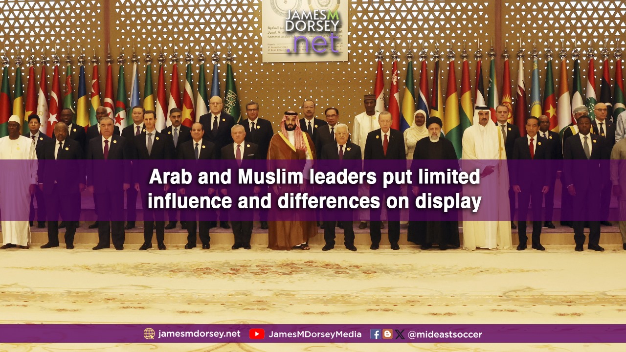 The Blogs: Arab and Muslim leaders put limited influence and ...