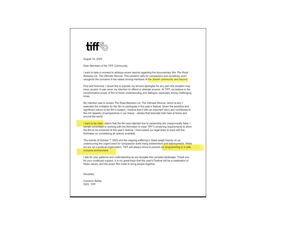 The Blogs: Culture Under Siege: The TIFF Controversy | Ben Lazarus ...