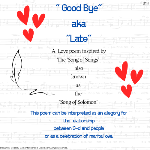The Blogs: 'Shalom' aka 'Late': A Love Poem written by Tzedeck ...