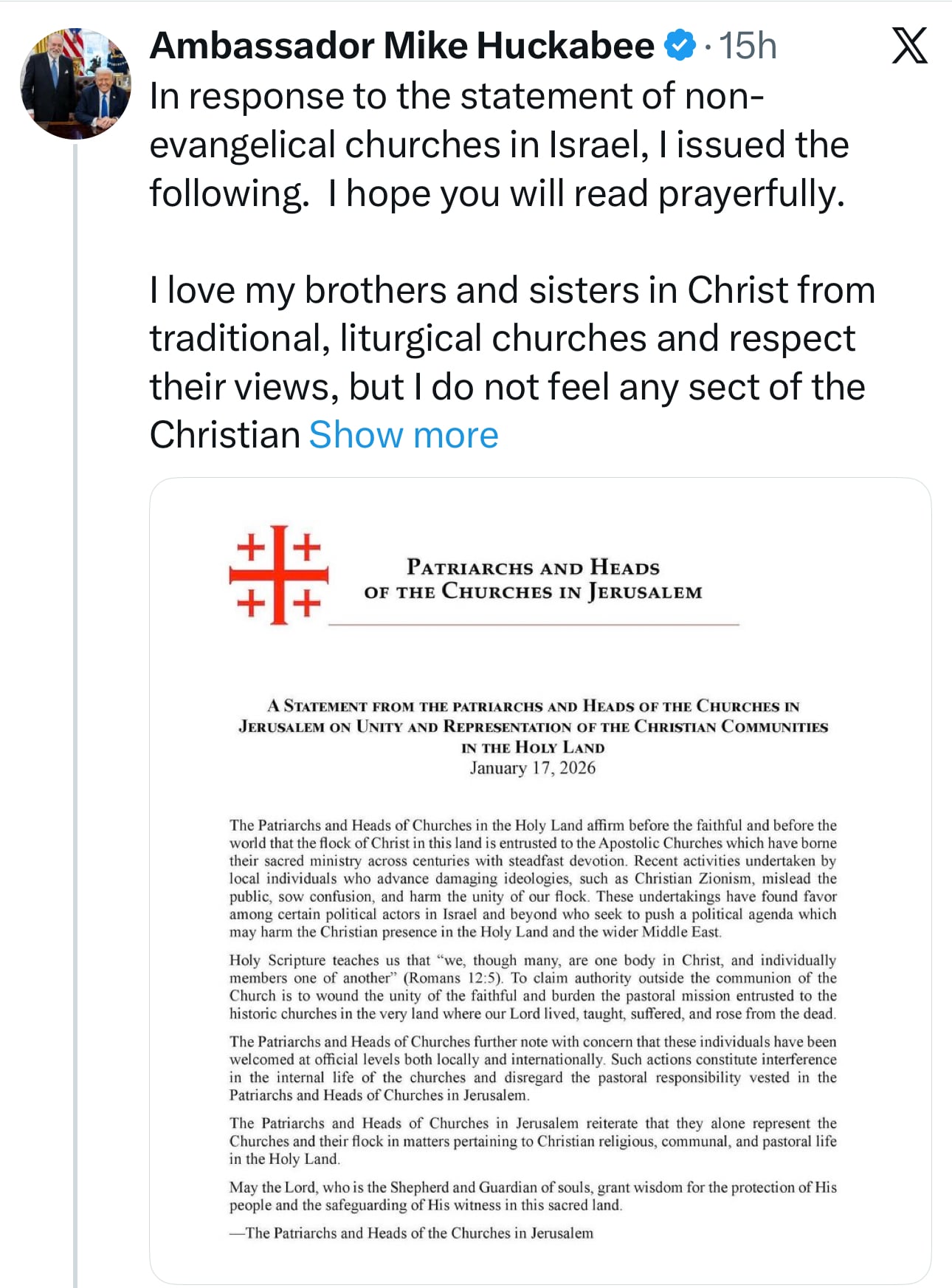 The Blogs: Is Christian Zionism a “Harmful and Damaging” Ideology ...