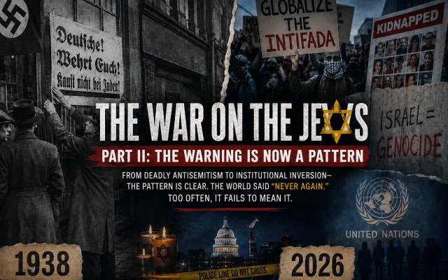 The Blogs: War on the Jews, Part II: The Warning is Now a Pattern ...