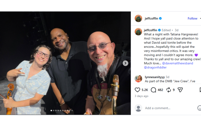 The Blogs: Dave Matthews answered me from the stage. Now comes the hard ...