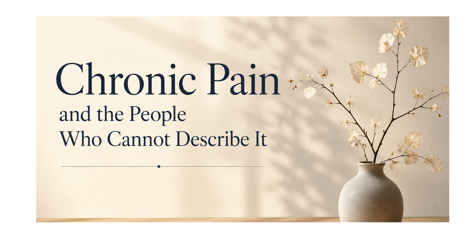 The Blogs: Chronic Pain and the People Who Cannot Describe It | Ben ...