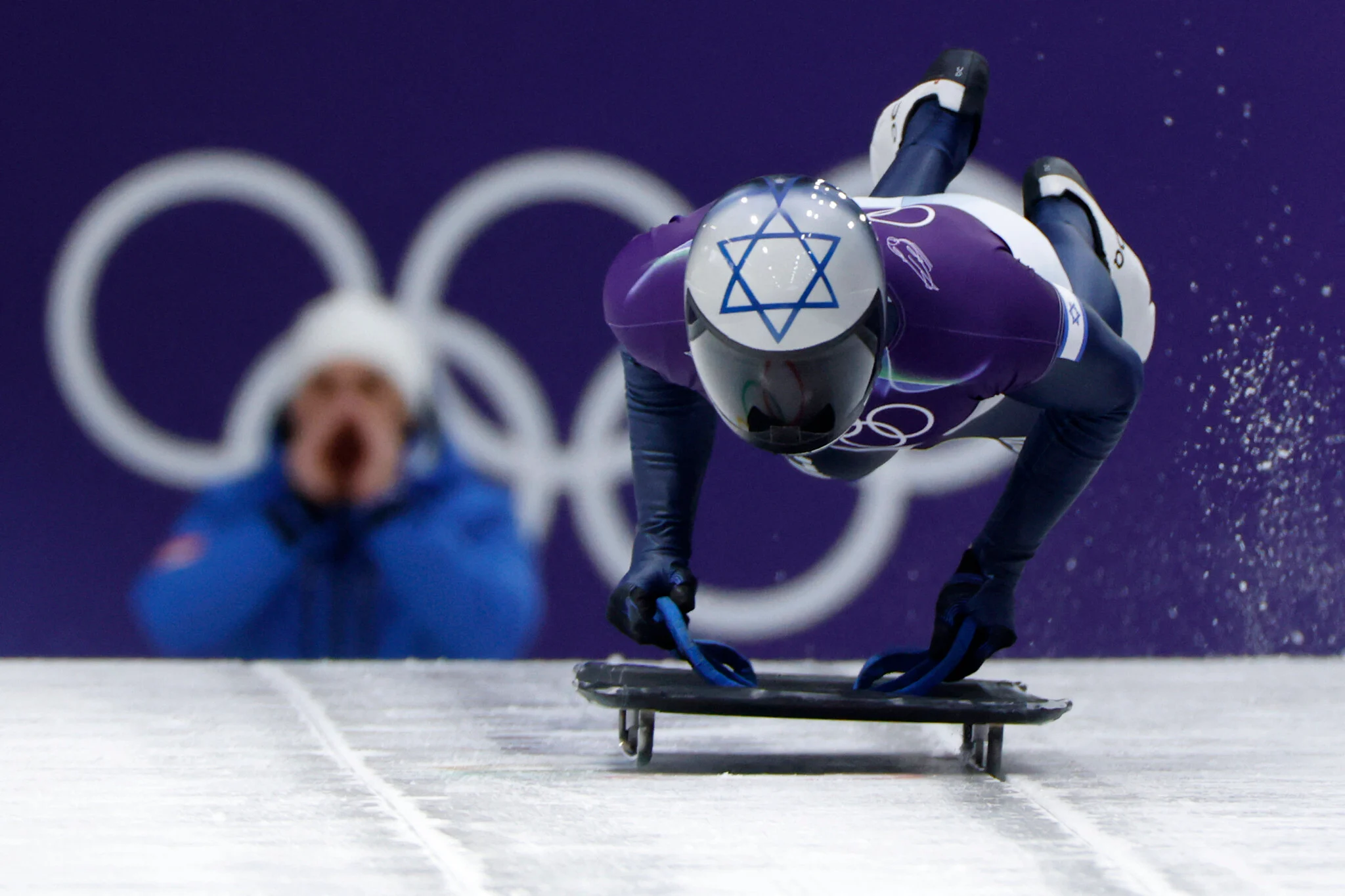 JO : Jared Firestone, skeletoneur israélien parmi les derniers aux deux ...