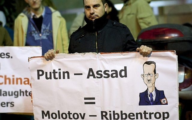 Putin denies offering Assad asylum | The Times of Israel