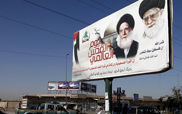 Iran's Khamenei is poster boy for influence in Iraq | The Times of Israel