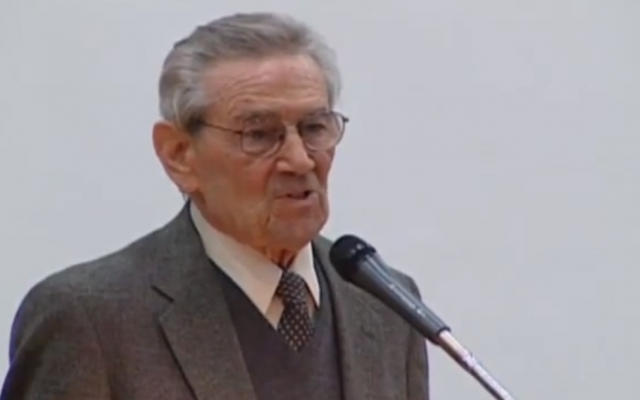 Youngest 'Schindler's List' survivor dies at 83 | The Times of Israel