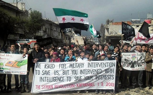 Syria blasts US decision to supply aid to rebels | The Times of Israel