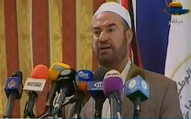 'Hamas interior minister sowing West Bank terror' | The Times of Israel