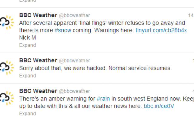 Assad supporters hack BBC twitter feed | The Times of Israel