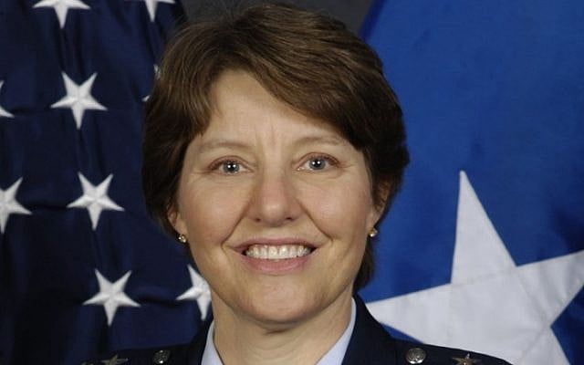 First woman in line to lead US Air Force Academy | The Times of Israel