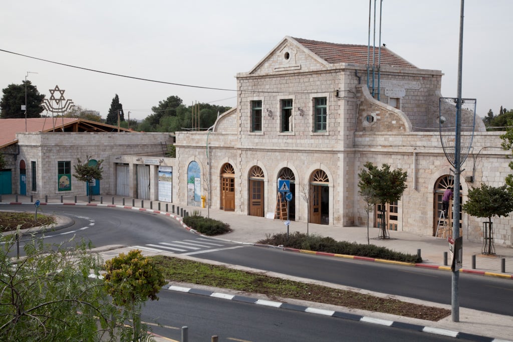 In Jerusalem, the station is a destination even though there's no train ...