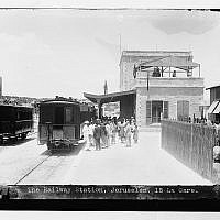 In Jerusalem, the station is a destination even though there's no train ...