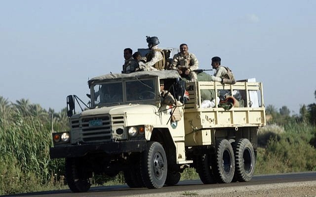 Iraqi army retakes ground from Islamic State | The Times of Israel