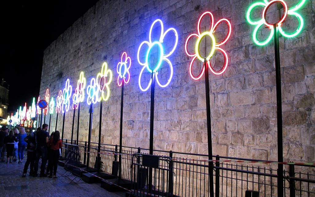 Jerusalem sees the light | The Times of Israel