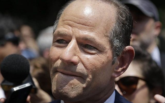 Spitzer submits signatures for NYC ballot | The Times of Israel