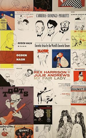 'Line king' Al Hirschfeld exhibition opens in NYC | The Times of Israel