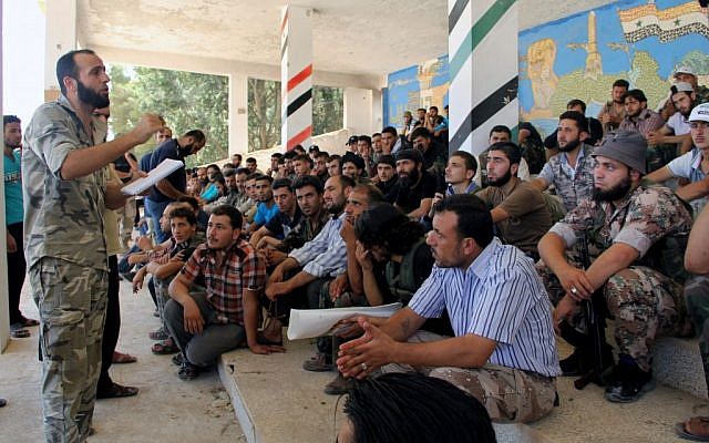 Syrian rebel group says its leader has died | The Times of Israel