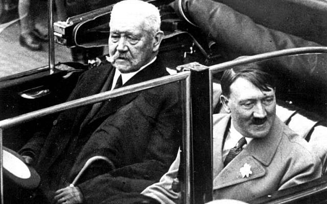 German town strips Hitler of honorary citizenship | The Times of Israel