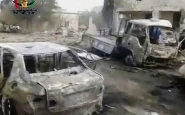 Car bomb kills dozens leaving mosque in Syria | The Times of Israel