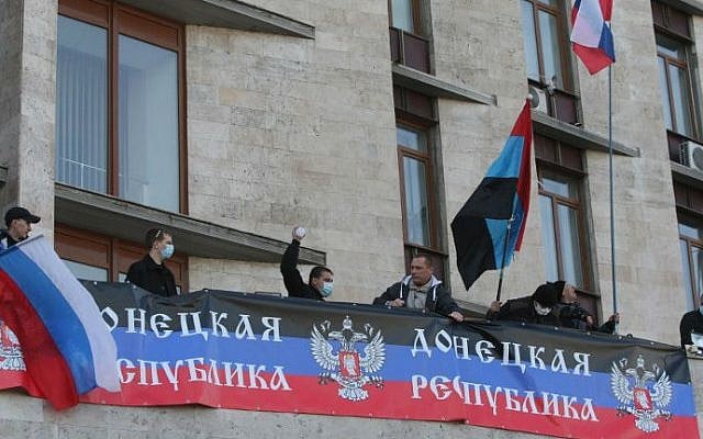 Pro-Russians in eastern Ukraine proclaim independence | The Times of Israel