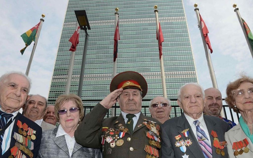 Red Army vets promote 'Rescue Day of European Jewry' | The Times of Israel