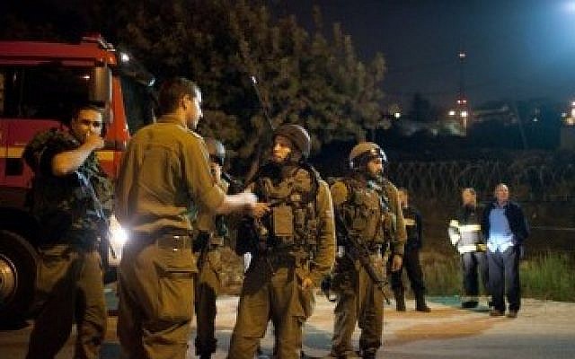 Suspicion of shots fired at West Bank settlement | The Times of Israel