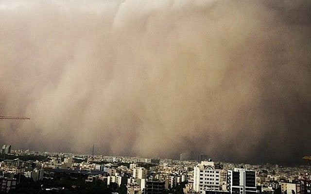 Dust storm roars into Iran, killing at least 4 | The Times of Israel