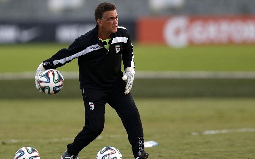 American coach takes Iranian team to World Cup | The Times of Israel