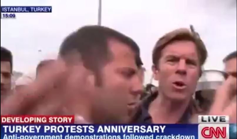 CNN reporter detained on-air at Turkish protest site | The Times of Israel