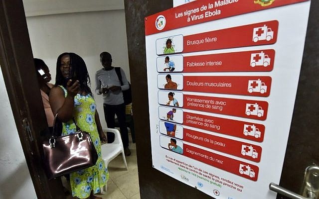 US airports launch stepped-up Ebola screening | The Times of Israel