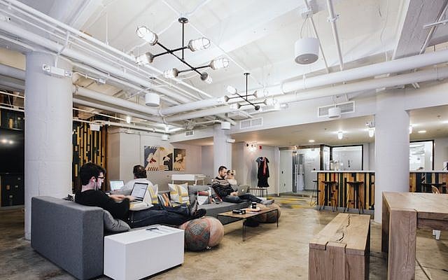 Tel Aviv entrepreneurs to get 3 WeWork office sites | The Times of Israel