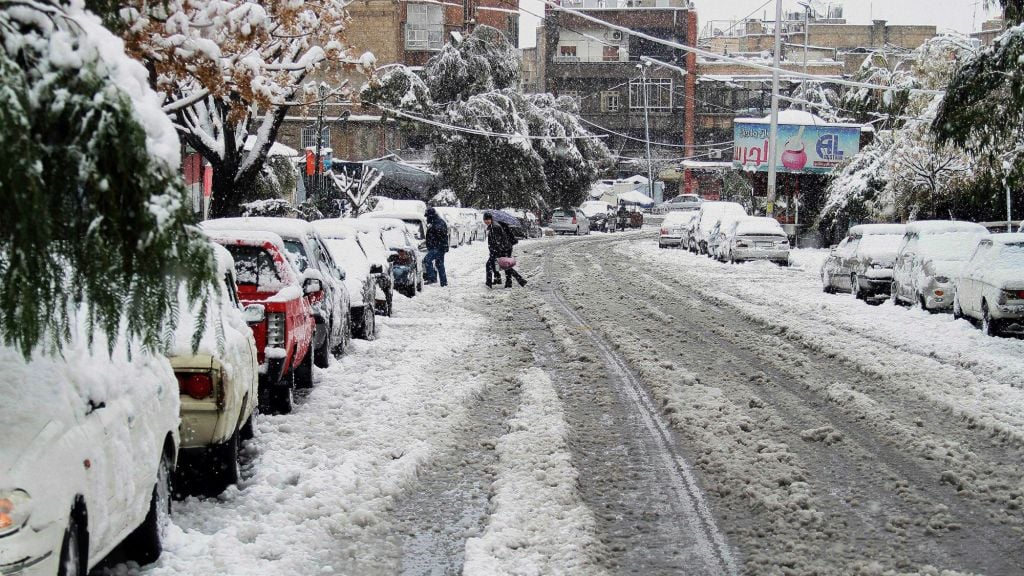 Snowfall brings respite in Syrian civil war | The Times of Israel