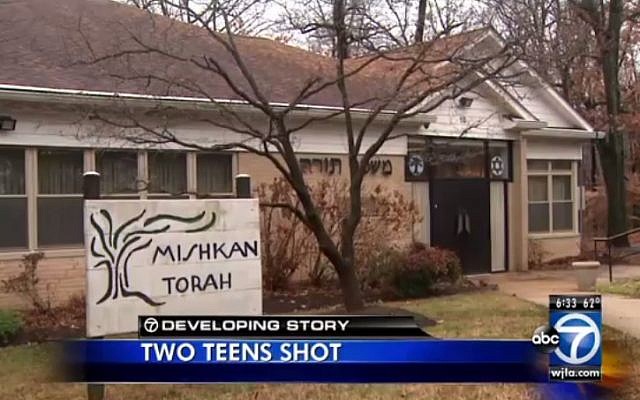 Two teenagers shot outside Maryland synagogue | The Times of Israel