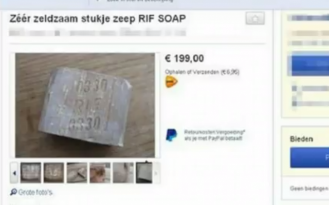 Dutch testing old soap for traces of Holocaust victims | The Times of ...