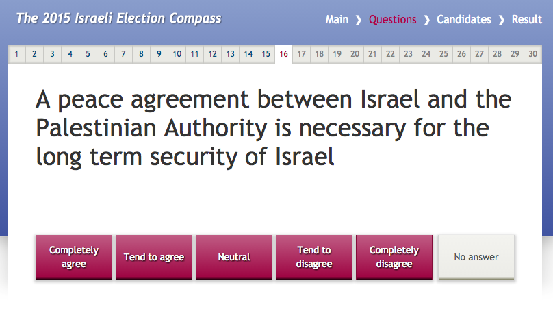 'Election Compass' users score Herzog above Netanyahu, scholar says ...