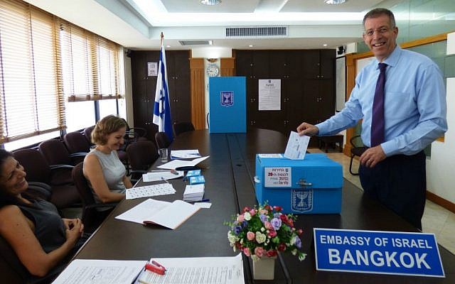 Election Day is here -- for Israelis serving abroad | The Times of Israel