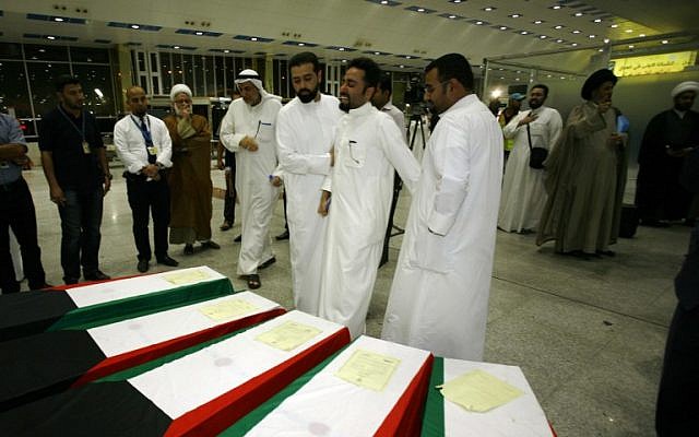 Several arrested in Kuwait over deadly bombing | The Times of Israel