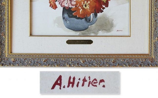 Paintings by Hitler fetch $450,000 | The Times of Israel