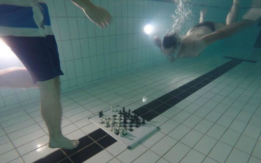 'Oh, it's definitely a sport,' says Israeli Diving Chess inventor | The ...