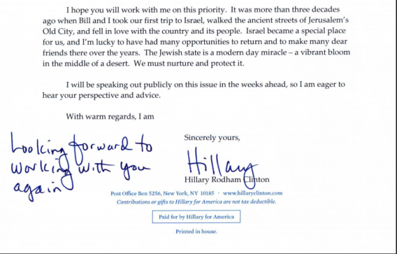 Clinton issues missives against Israel boycott movement | The Times of ...