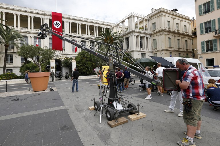 Huge Nazi prop flag shocks French city | The Times of Israel