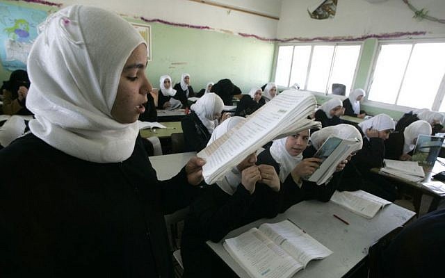 Gaza schools expel girls for leaving hair uncovered | The Times of Israel