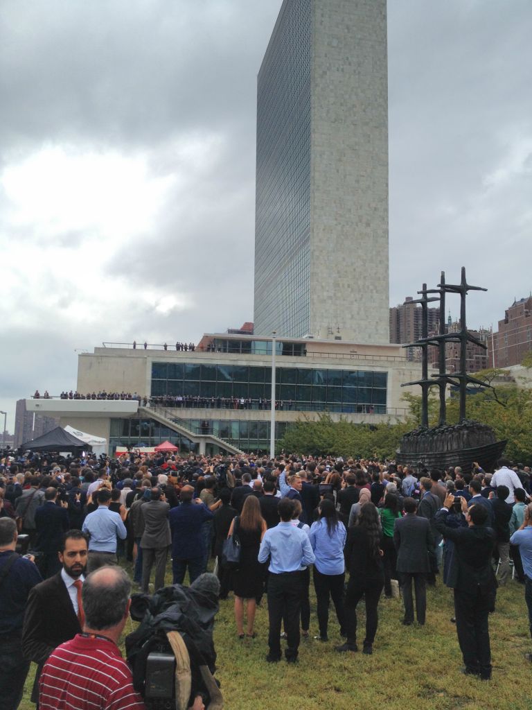 At the UN, Palestinians raise a flag but few hopes | The Times of Israel