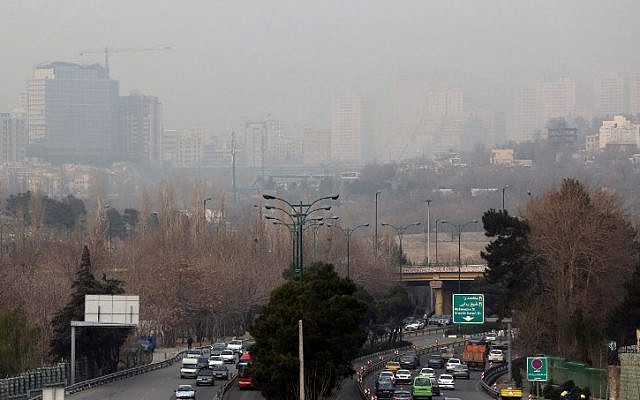 Iran closes capital's schools due to air pollution | The Times of Israel